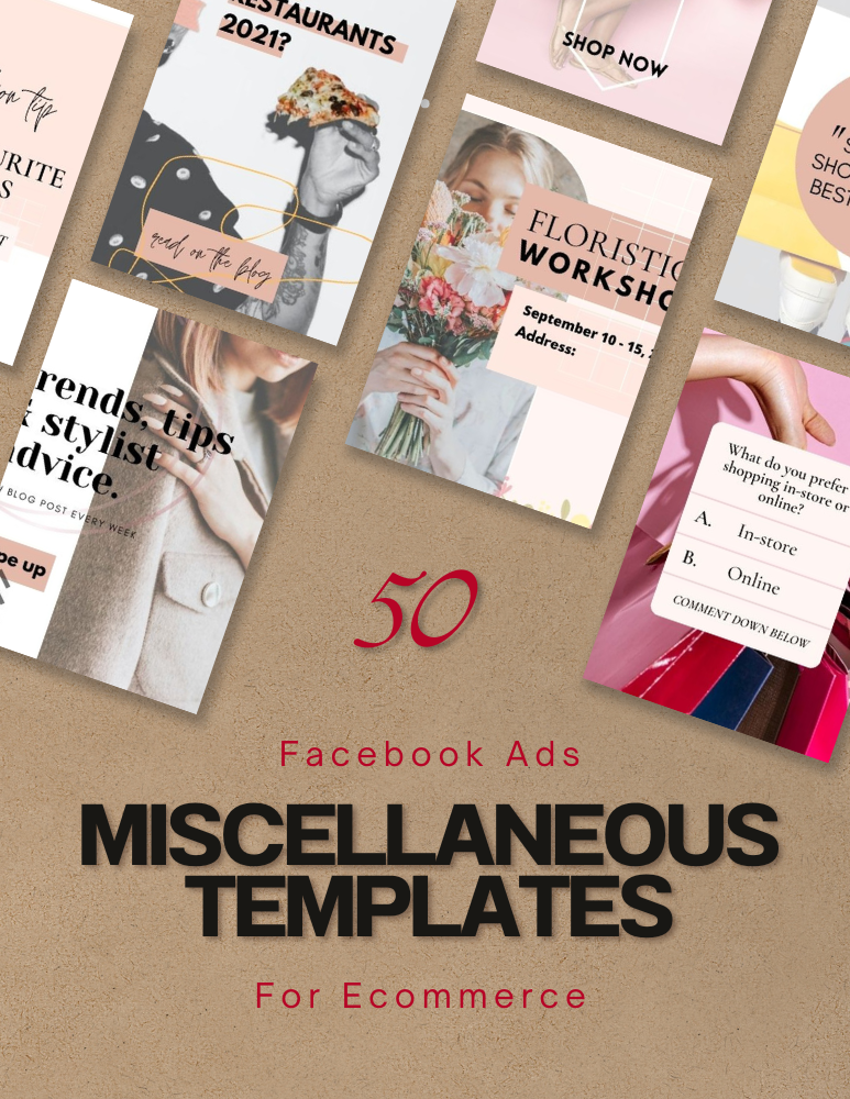 50 Ecom Miscellaneous Canva Templates for Facebook Ads – eShelfSpace